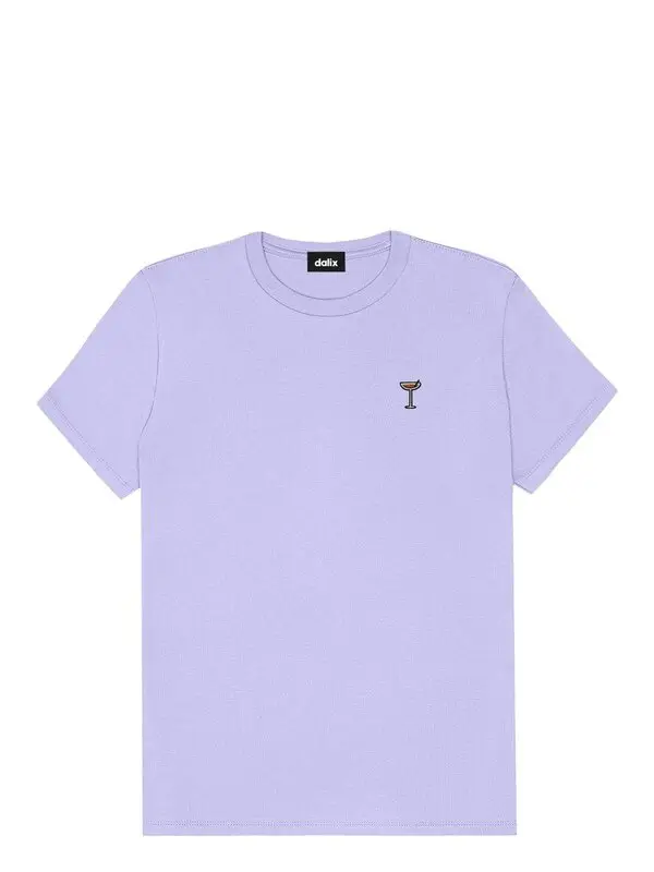 DALIX Coffee Martini Jersey Tee - Dark Lavender