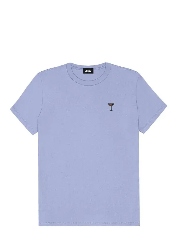DALIX Coffee Martini Jersey Tee - Lavender Blue