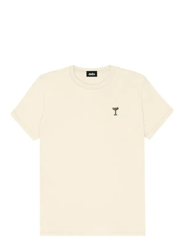 DALIX Coffee Martini Jersey Tee - Natural