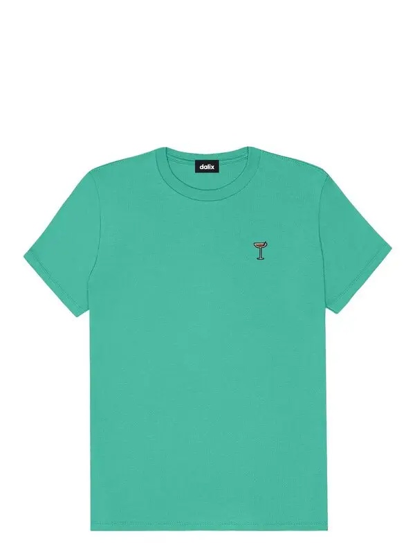 DALIX Coffee Martini Jersey Tee - Teal