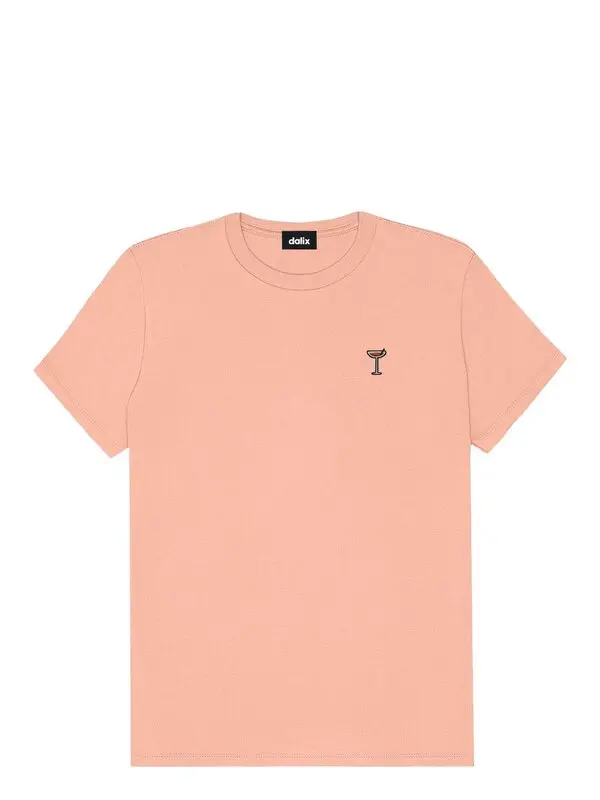 DALIX Coffee Martini Jersey Tee - Terracotta