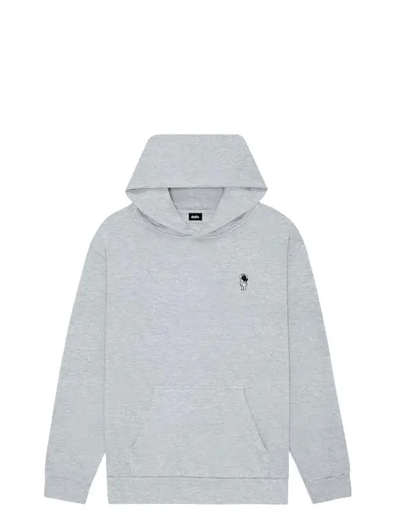 DALIX Relaxed Fit Heavyweight Hoodie - Heather Gray