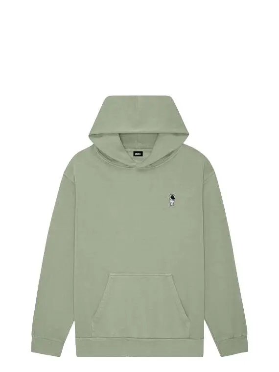 DALIX Relaxed Fit Heavyweight Hoodie - Oil Green