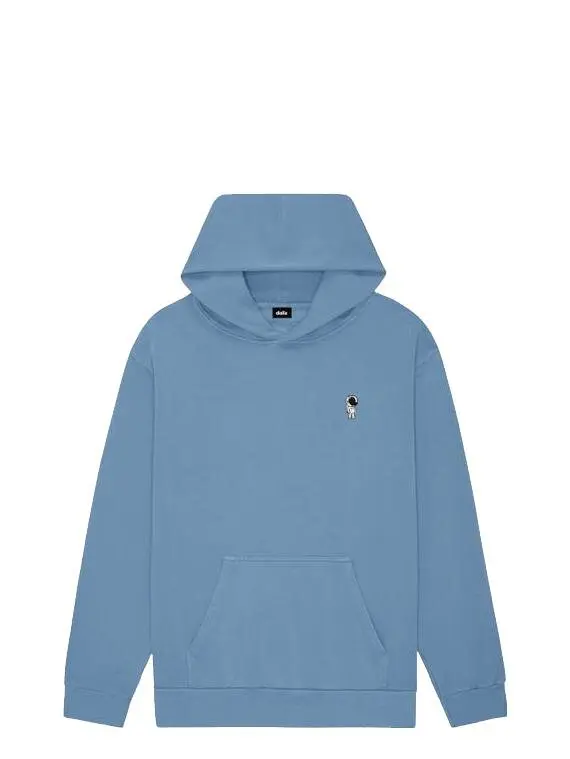 DALIX Relaxed Fit Heavyweight Hoodie - Pebble Blue
