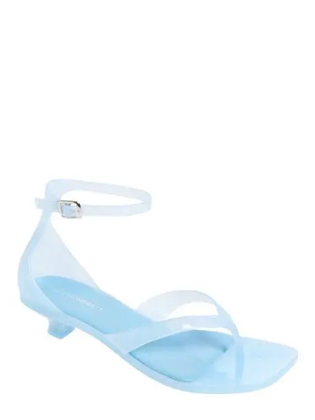 Jeffrey Campbell Gummy Ankle Strap Sandal - Light Blue