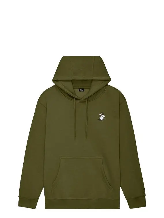 DALIX Heartly Ghost Midweight All Day Hoodie - Olive