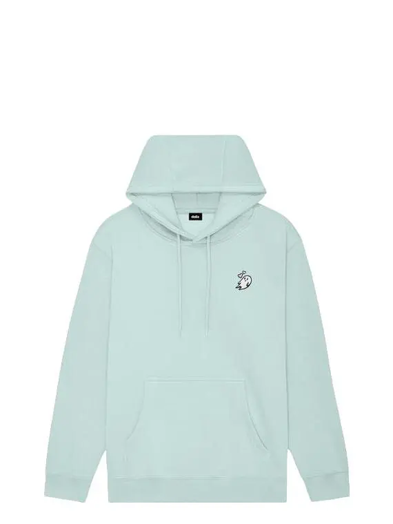 DALIX Heartly Ghost Midweight Hoodie - Sea Foam