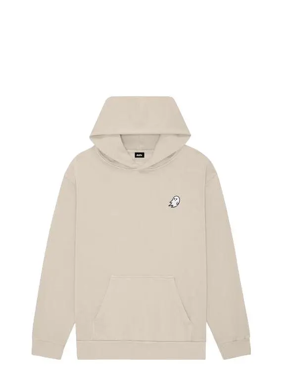 DALIX Relaxed Fit Midweight Fleece Hooded Sweatshirt - Beige