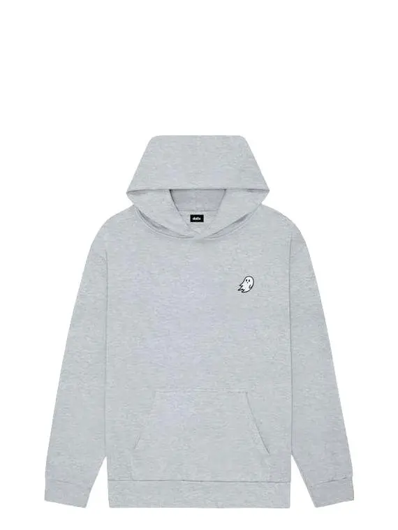 DALIX Relaxed Fit Midweight Fleece Hooded Sweatshirt - Heather Gray