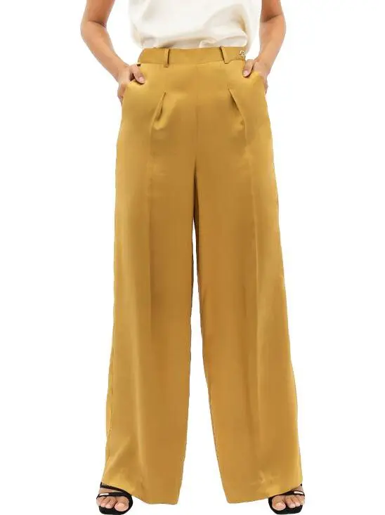 1PEOPLE-US Branson Wide Leg Trousers - Mimosa