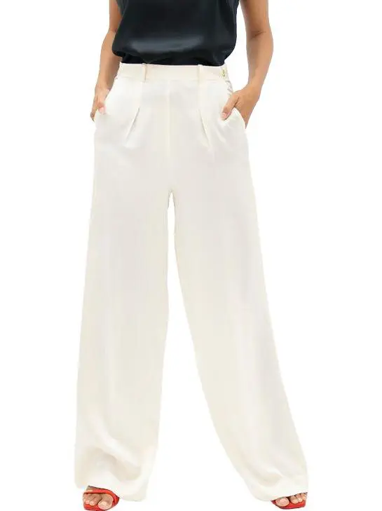 1PEOPLE-US Branson Wide Leg Trousers - Pearl
