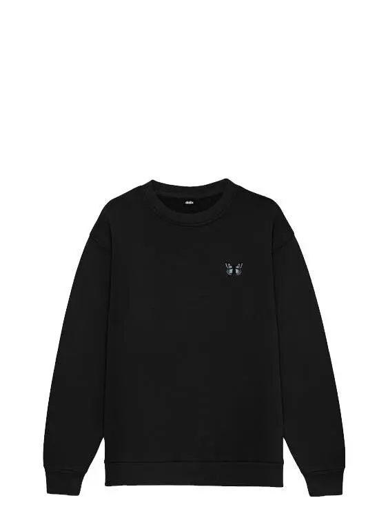 DALIX Relaxed Heavyweight Sweatshirt - Black