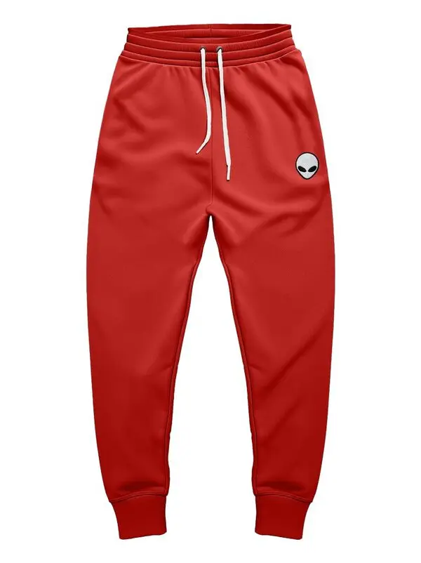 DALIX Alien Midweight Fleece Jogger Pant - Red