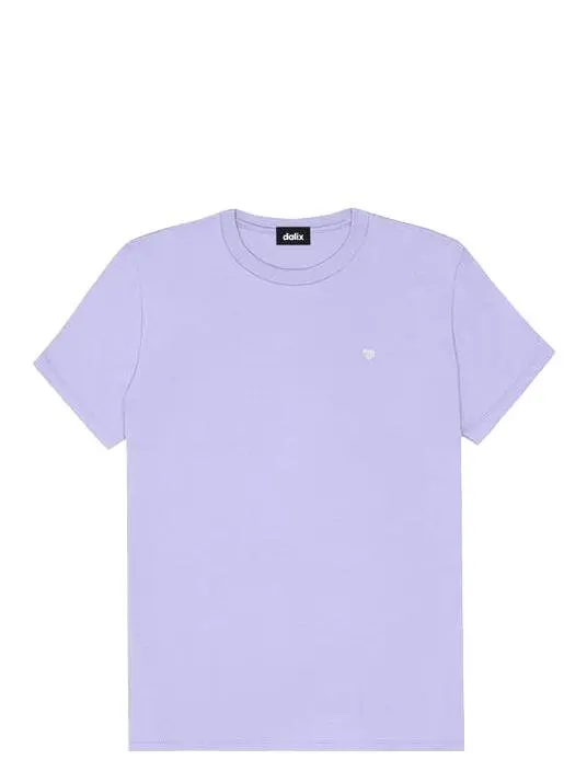 DALIX Relaxed Jersey Tee - Dark Lavender