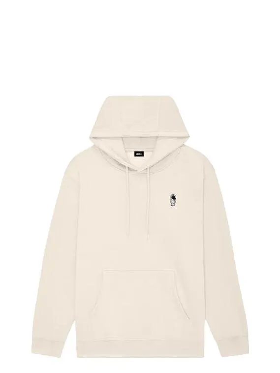 DALIX Astronaut Embroidered Midweight Hoodie - Sandshell