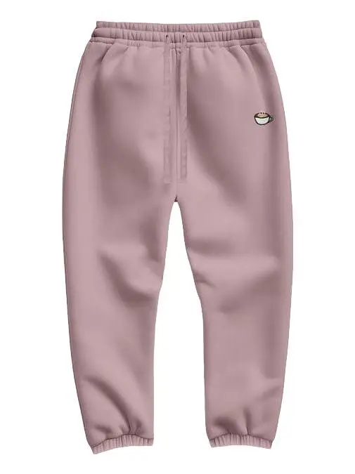DALIX Midweight Fleece Relaxed Sweatpant - Blush