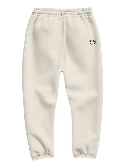 DALIX Midweight Fleece Relaxed Sweatpant - Bone