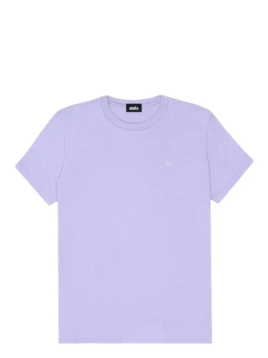 DALIX Relaxed Jersey Tee - Dark Lavender