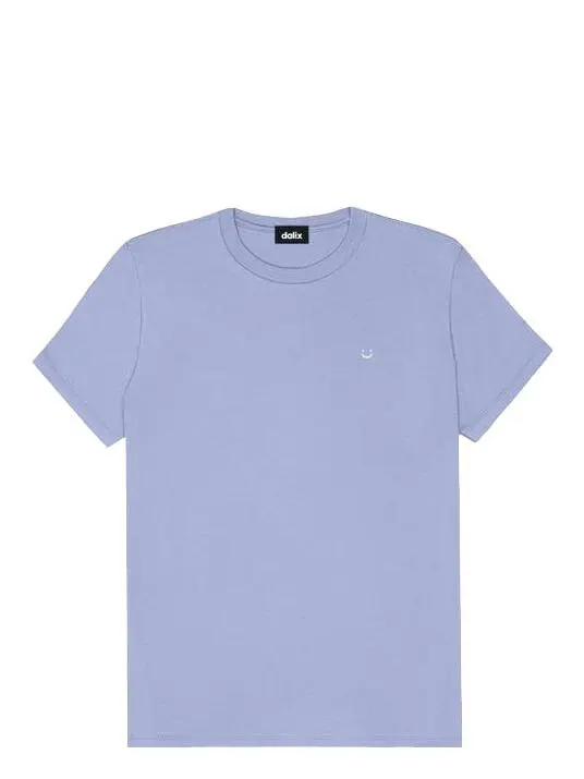 DALIX Relaxed Jersey Tee - Lavender Blue