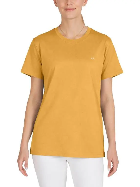 DALIX Relaxed Jersey Tee - Mustard