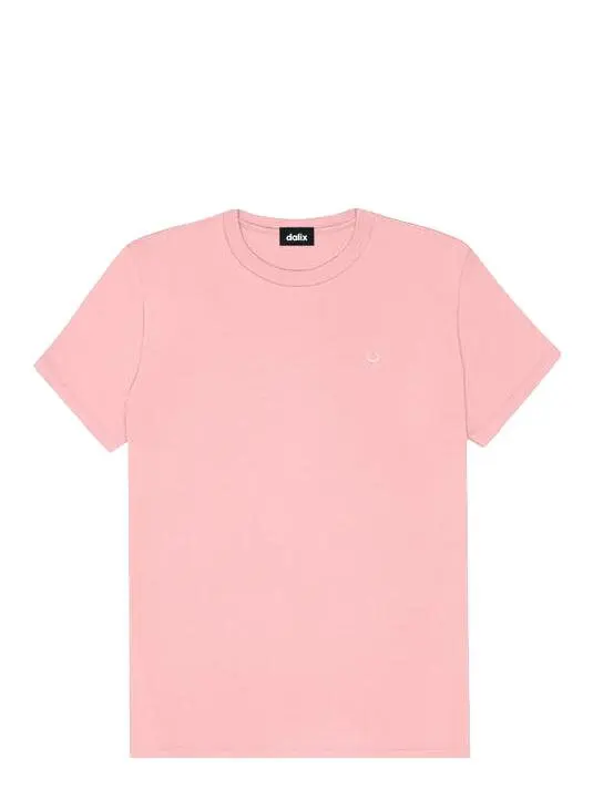 DALIX Lil Smile Jersey Relaxed Tee - Pink