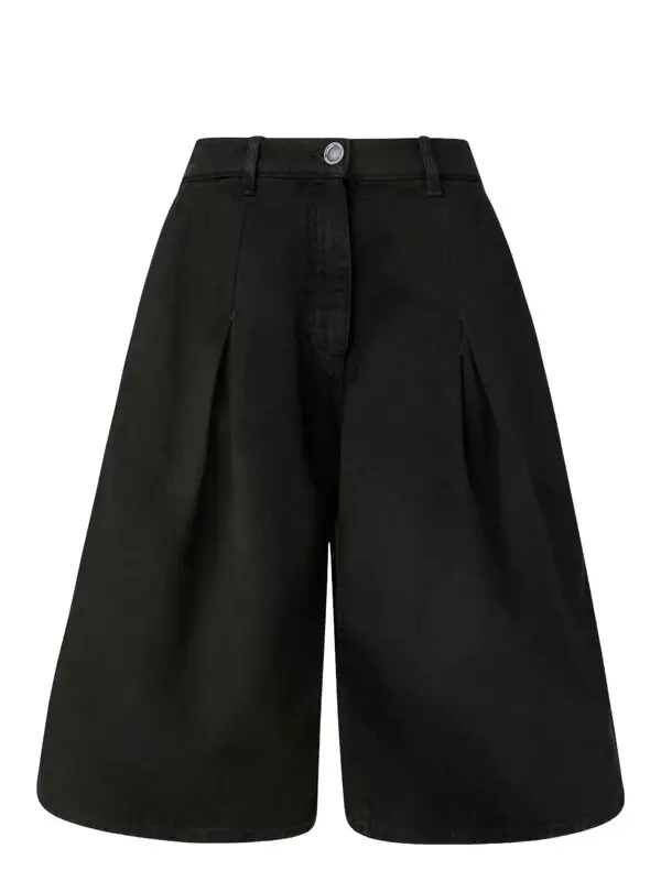 Pinko Cotton Bermuda Shorts - Black
