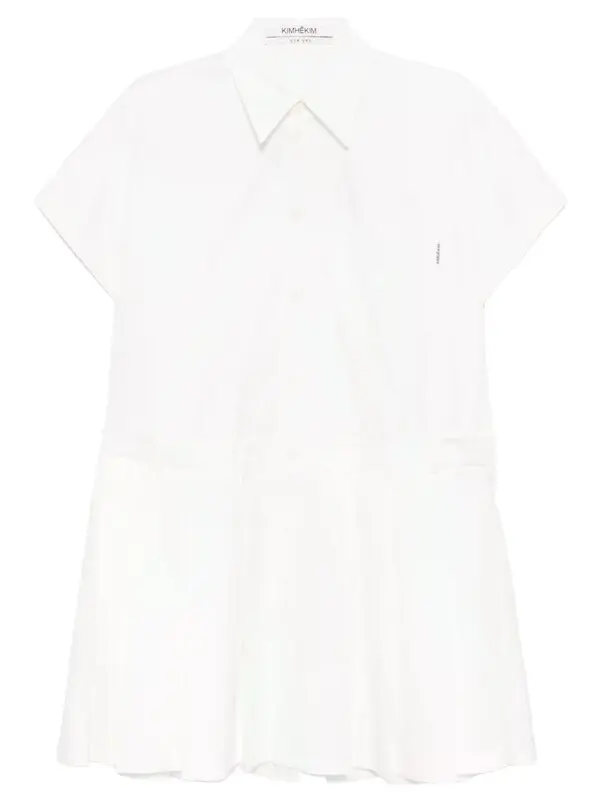 KIMHEKIM Kimhékim Kokka Shirt Dress - White