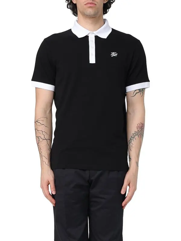 Karl Lagerfeld Polo Shirt - Black