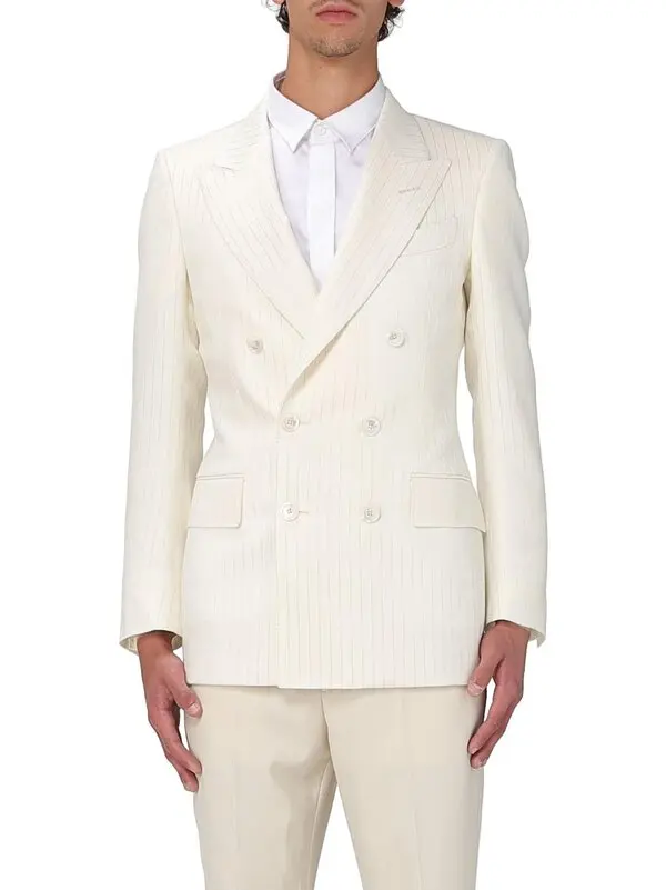 TOM FORD Double Breasted Jacket - White