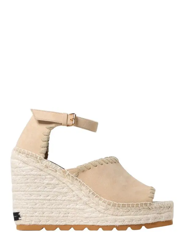 Stella McCartney Espadrille Wedge Sandals - Dust