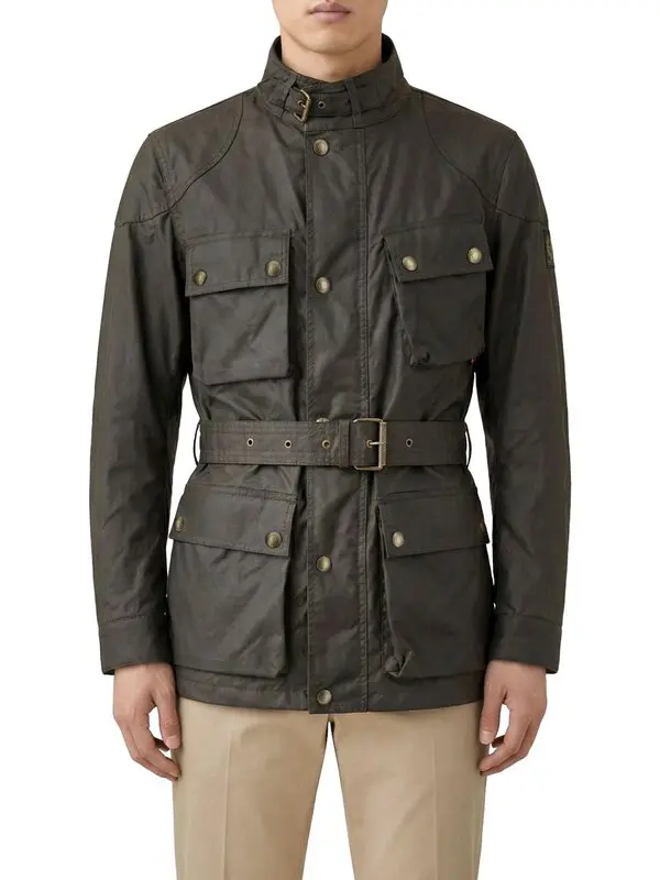 Belstaff Belted Jacket - Olive