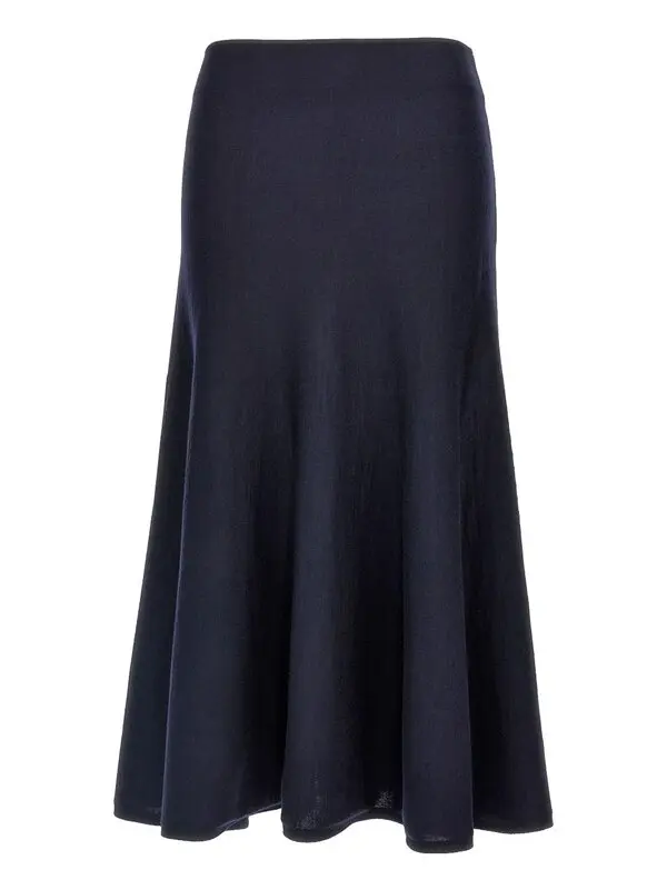 Khaite Midi Skirt - Blue