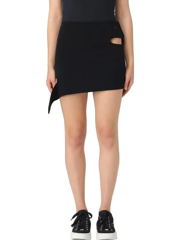 COURREGES Asymmetrical Skirt - Black