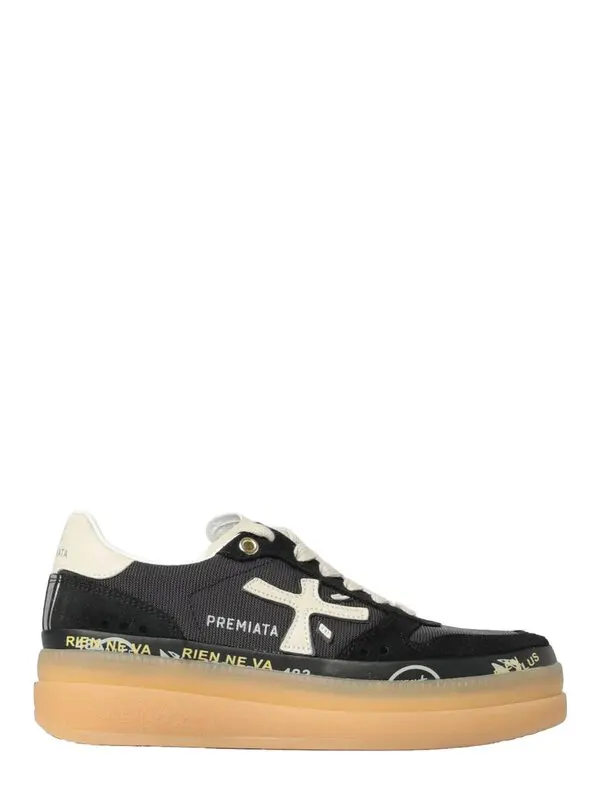 Premiata Lace Up Sneakers - Black 1