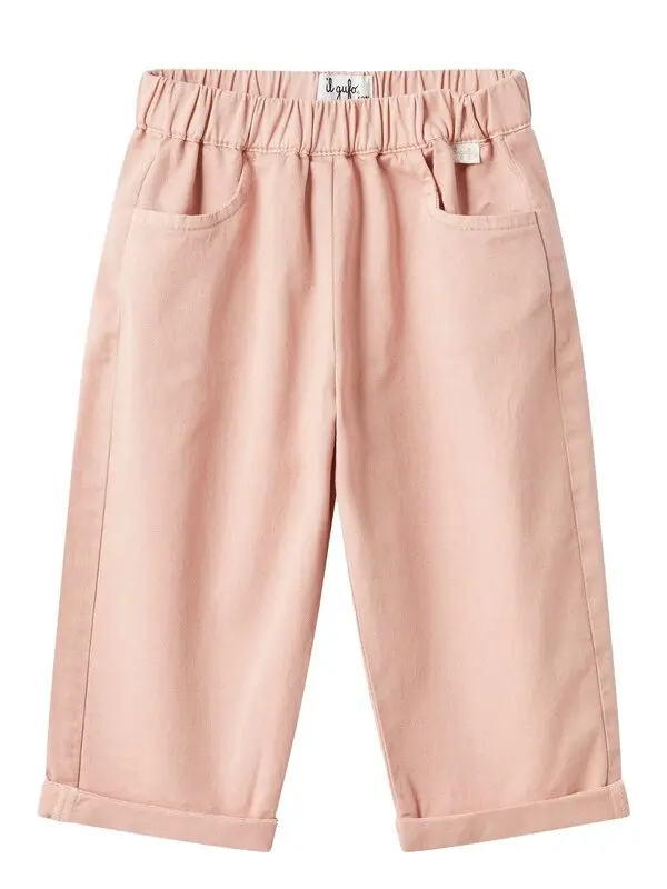 IL GUFO Cotton Gabardine Pants - Pink