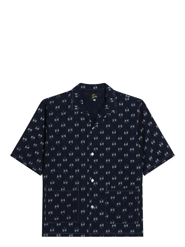Needles Denim Shirt With Bow Ties - Blue