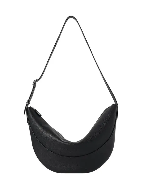 THE ROW Leather Jouve Bag - Black