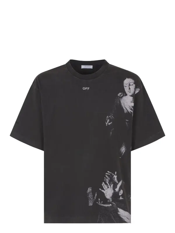Off-White Blurred Mary Skate Short-sleeve Tee /white - Black