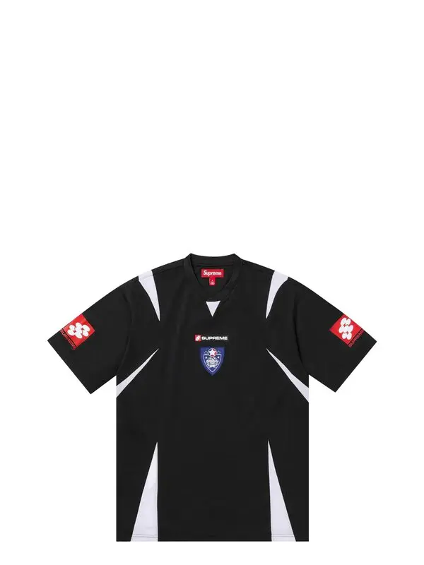Supreme Crest Soccer Jersey - Black
