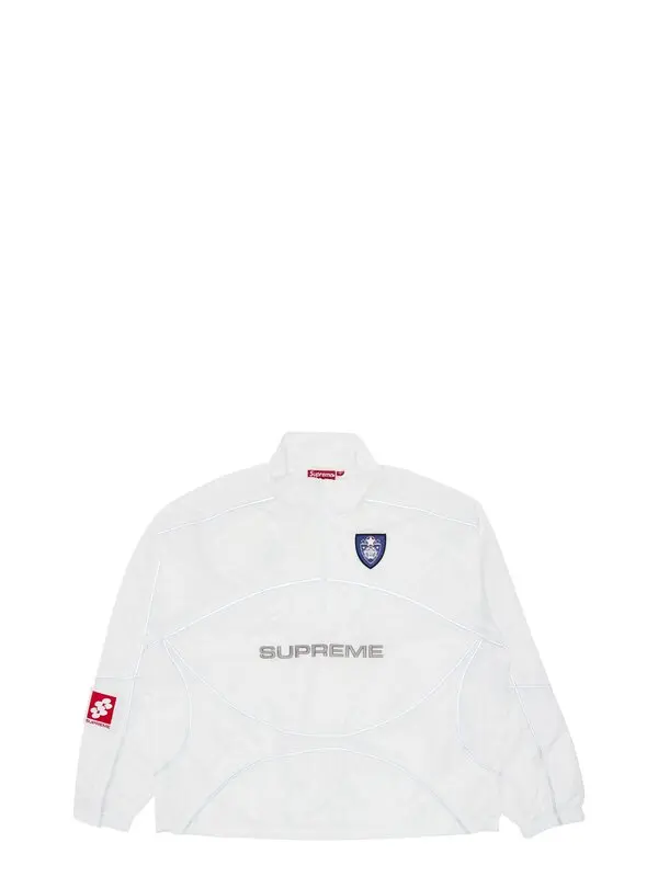 Supreme Reflective Piping Pullover - White