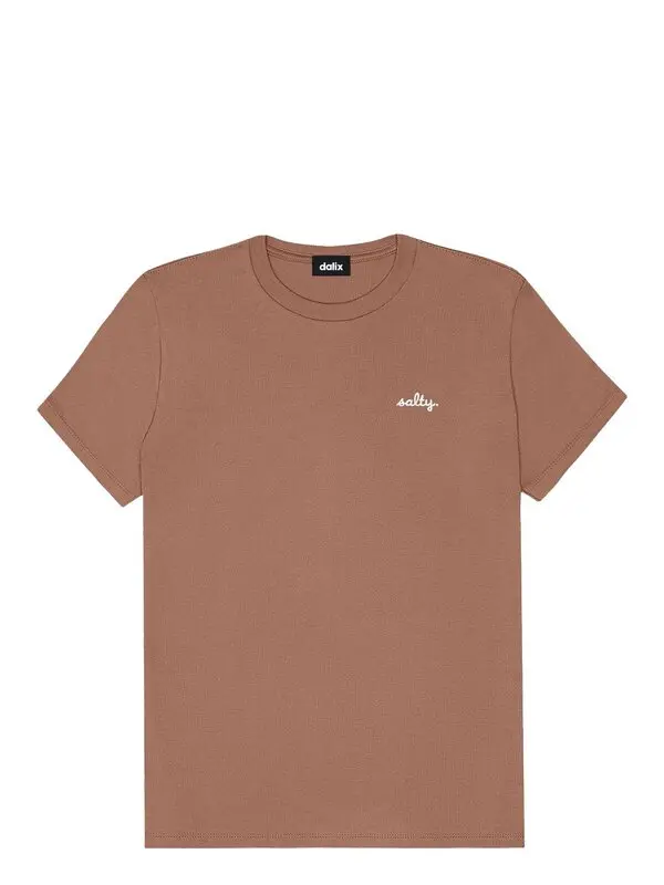 DALIX Jersey Tee - Chestnut