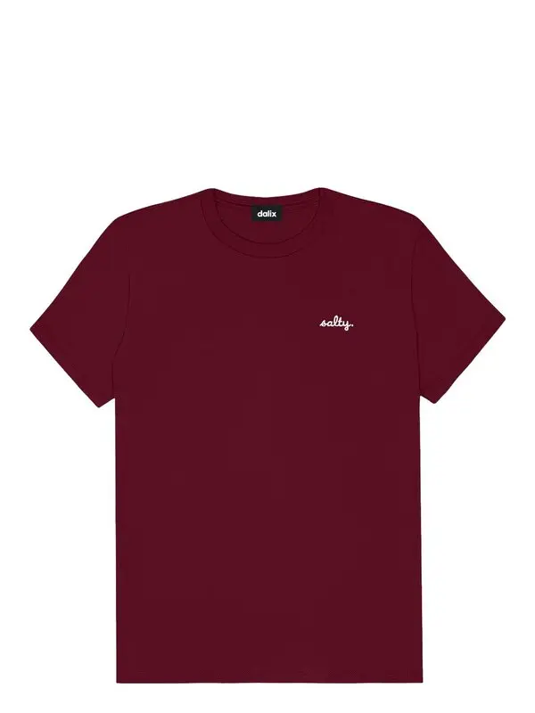 DALIX Jersey Tee - Maroon