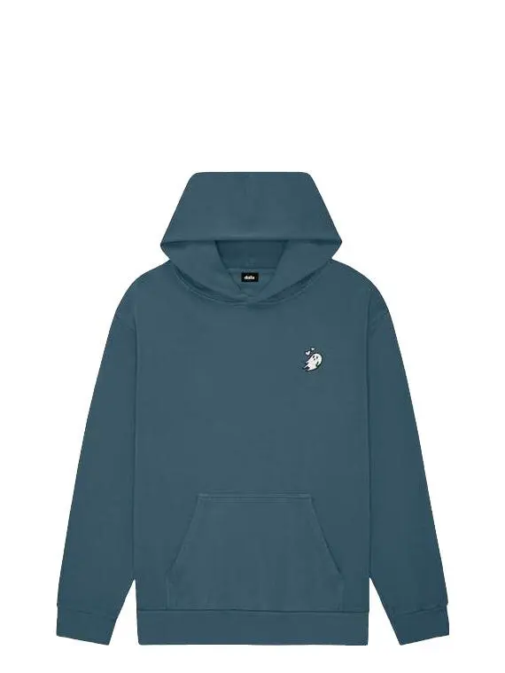 DALIX Relaxed Fit Midweight Fleece Hooded Sweatshirt - Midnight Blue