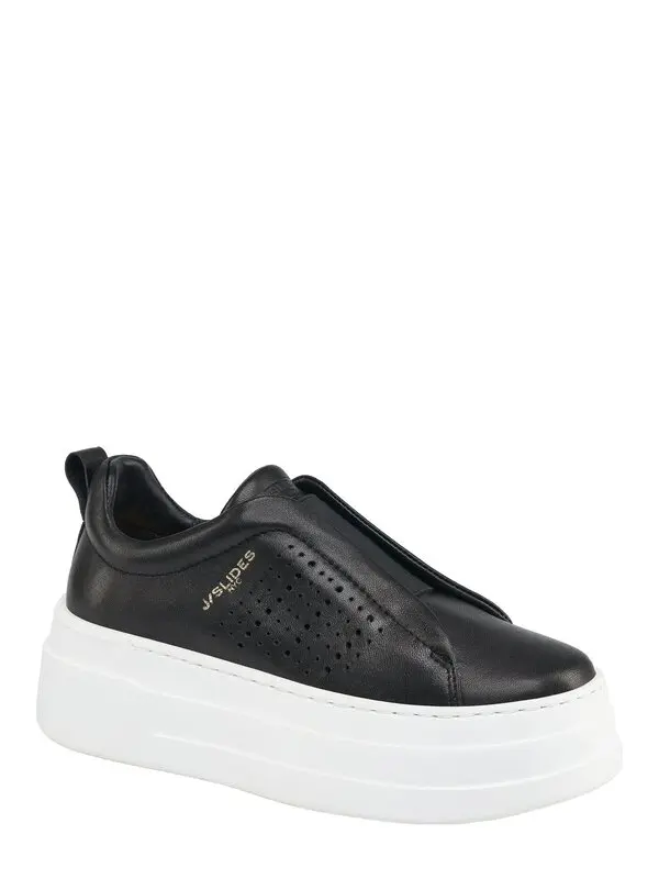 J/SLIDES NYC Bella Platform Sneakers - Black