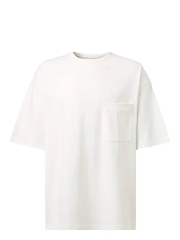 LEMAIRE Boxy Cotton And Linen T-shirt - White