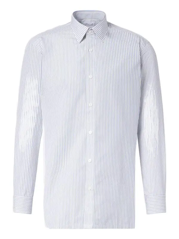 Charvet Striped Cotton Shirt - Blue
