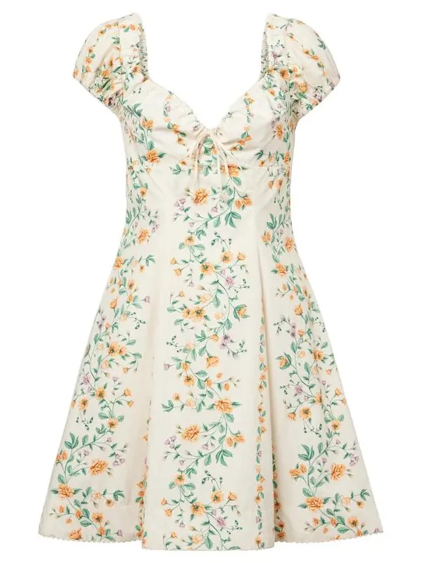 Agua Bendita Mati Floral Mini Dress - Multicoloured