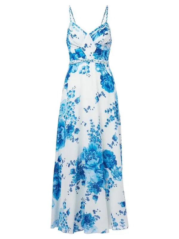Poupette St Barth Cara Maxi Dress - Blue