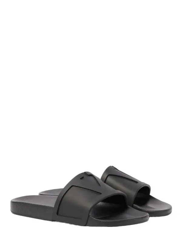 Valentino Garavani Vlogo Slides - Black