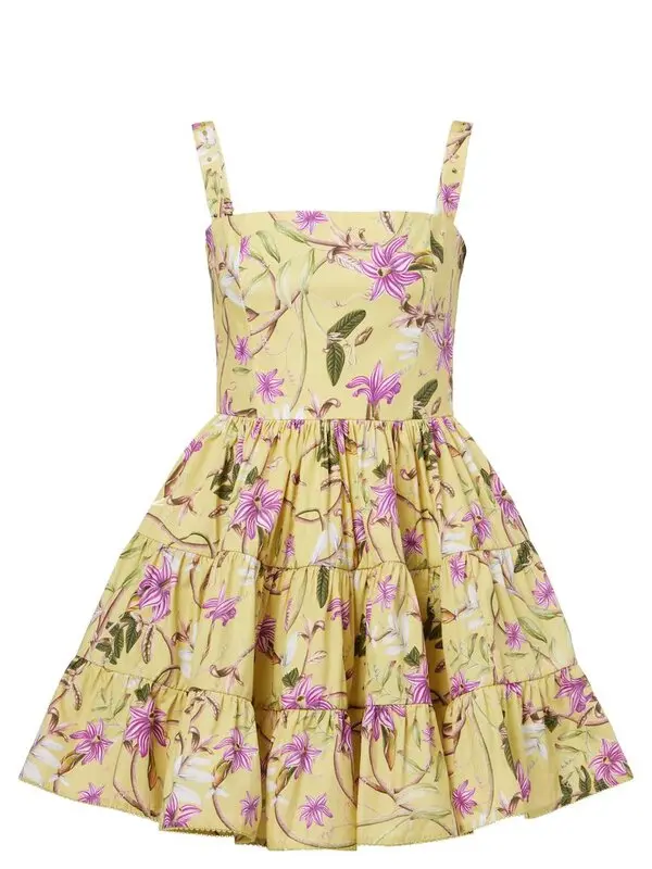 Agua Bendita Lima Printed Mini Dress - Multicoloured